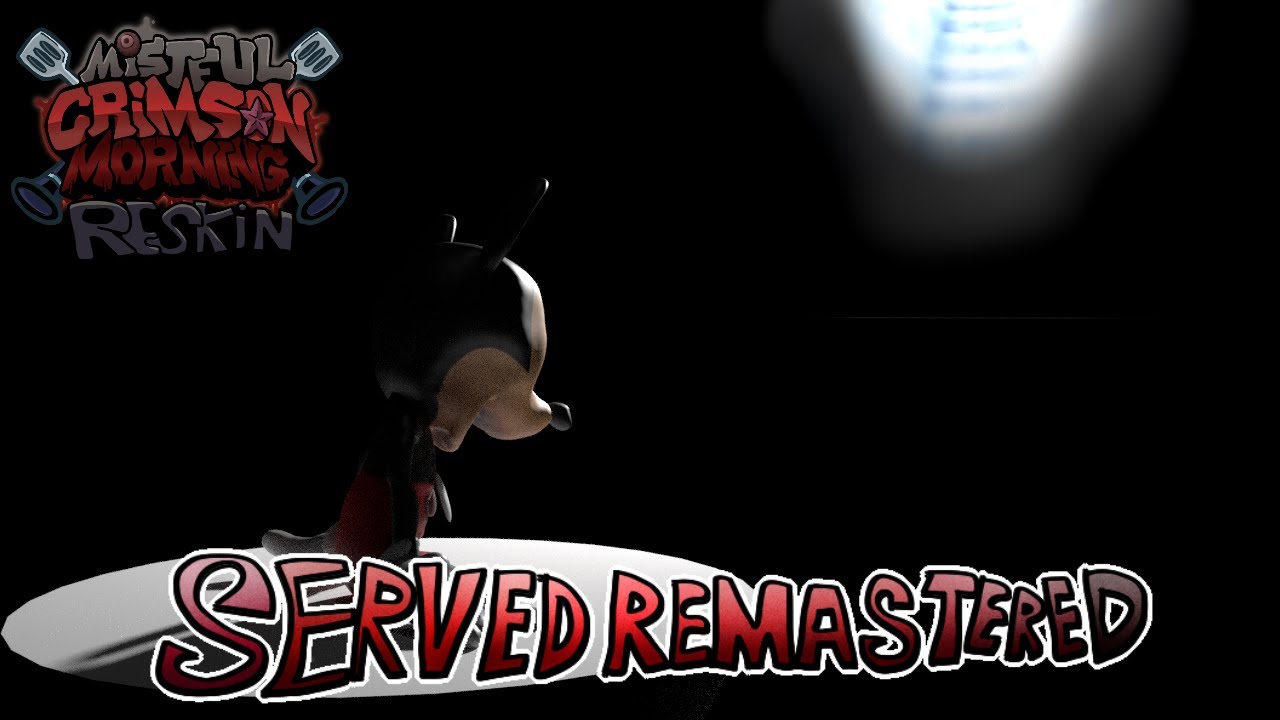 FNF || Mistful crimson morning reskin || Served REMASTERED || - YouTube