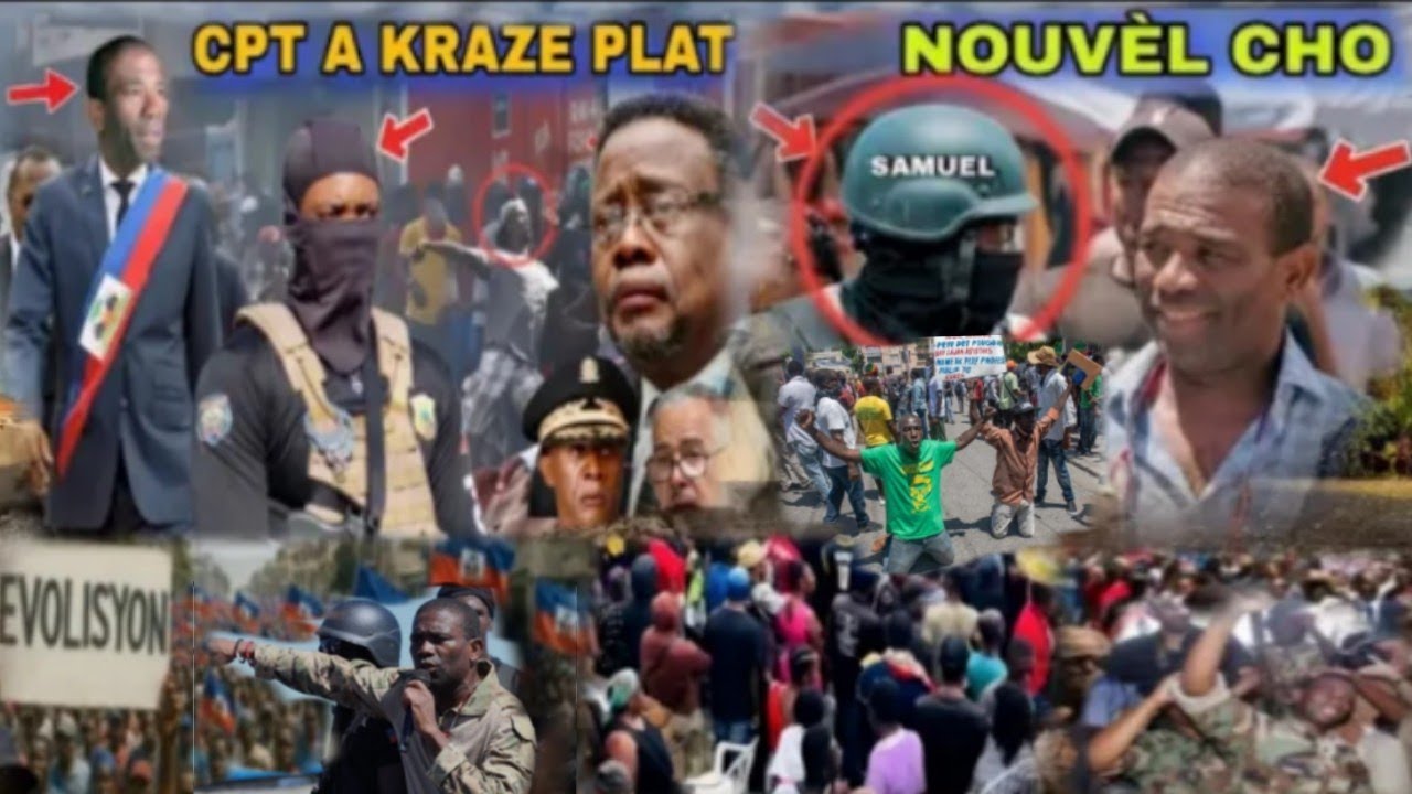 18 avril 2025 Guy philippe ak kòmandan Samuel pote boure nan palè ...