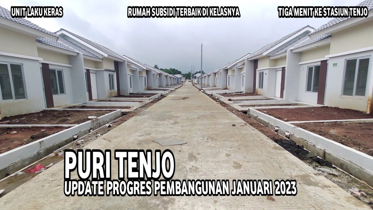 PURI TENJO RUMAH SUBSIDI TERBAIK DI KELAS NYA‼️ UPDATE PROGRES ...