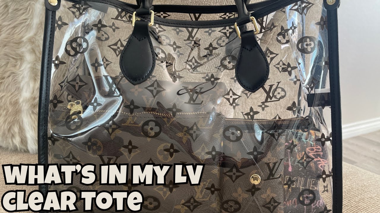Quick Mental Chit Chat | What’s In My Clear LV Tote ꨄ - YouTube