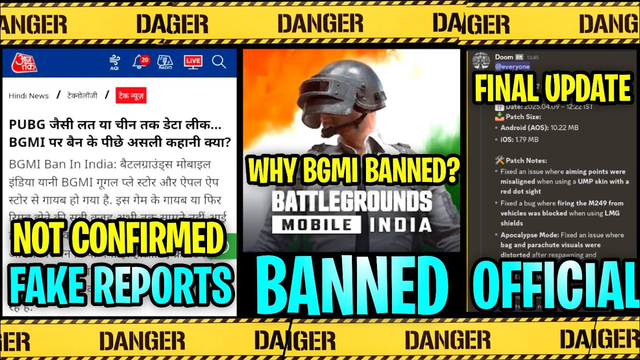 Bgmi Ban Again 😱 Official Notice Release Bgmi | Why Banned Bgmi Again ...