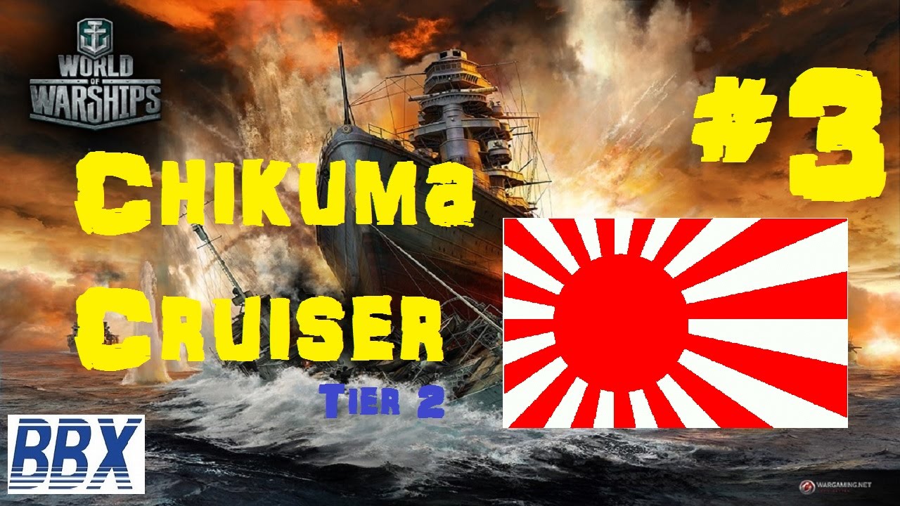 World of Warships Gameplay Chikuma Class Cruiser - YouTube