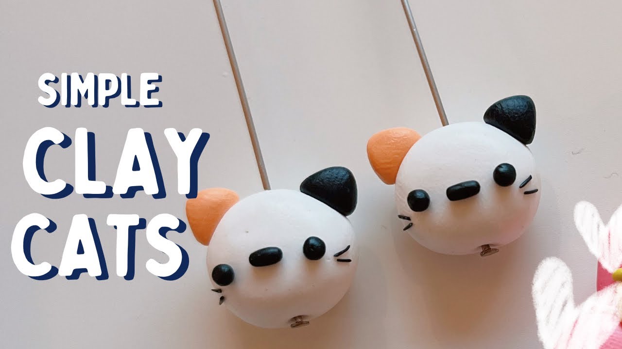 Polymer Clay Cats - YouTube