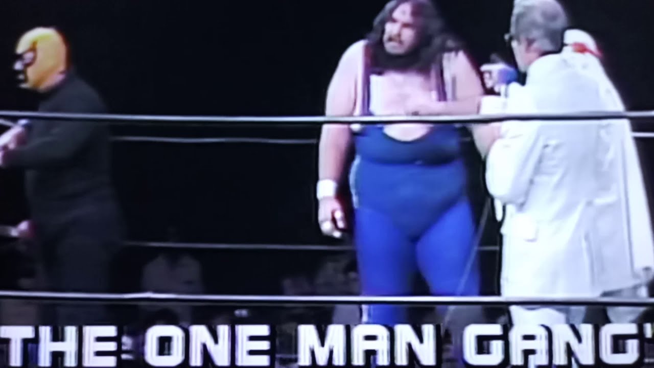 one man gang & The Assassin Mid South Wrestling 1982 - YouTube