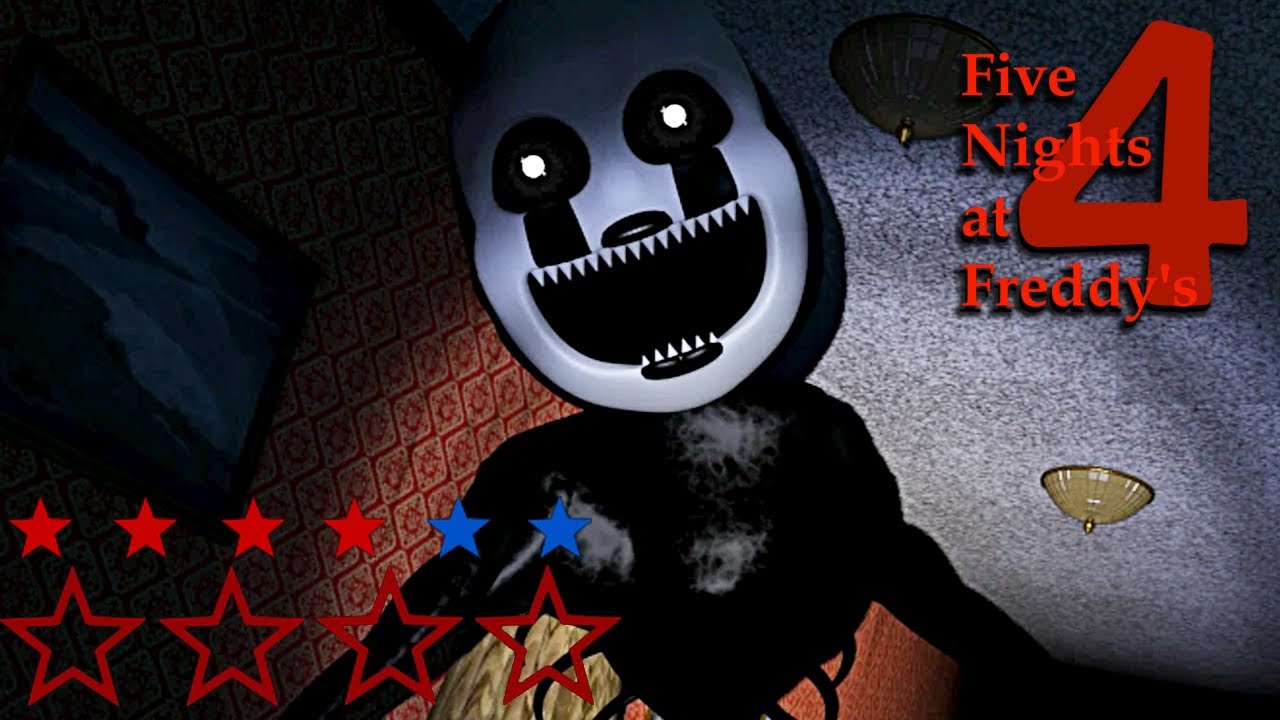 FIVE NIGHTS AT FREDDY'S 4 100% | 10 STARS OBTAINED (ALL CHALLENGES ...