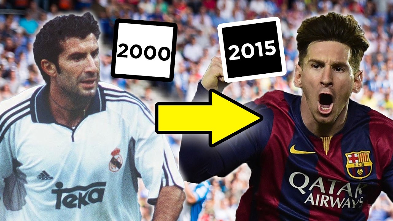 How The World's Best Three Footballers Have Changed Since 2000 - YouTube