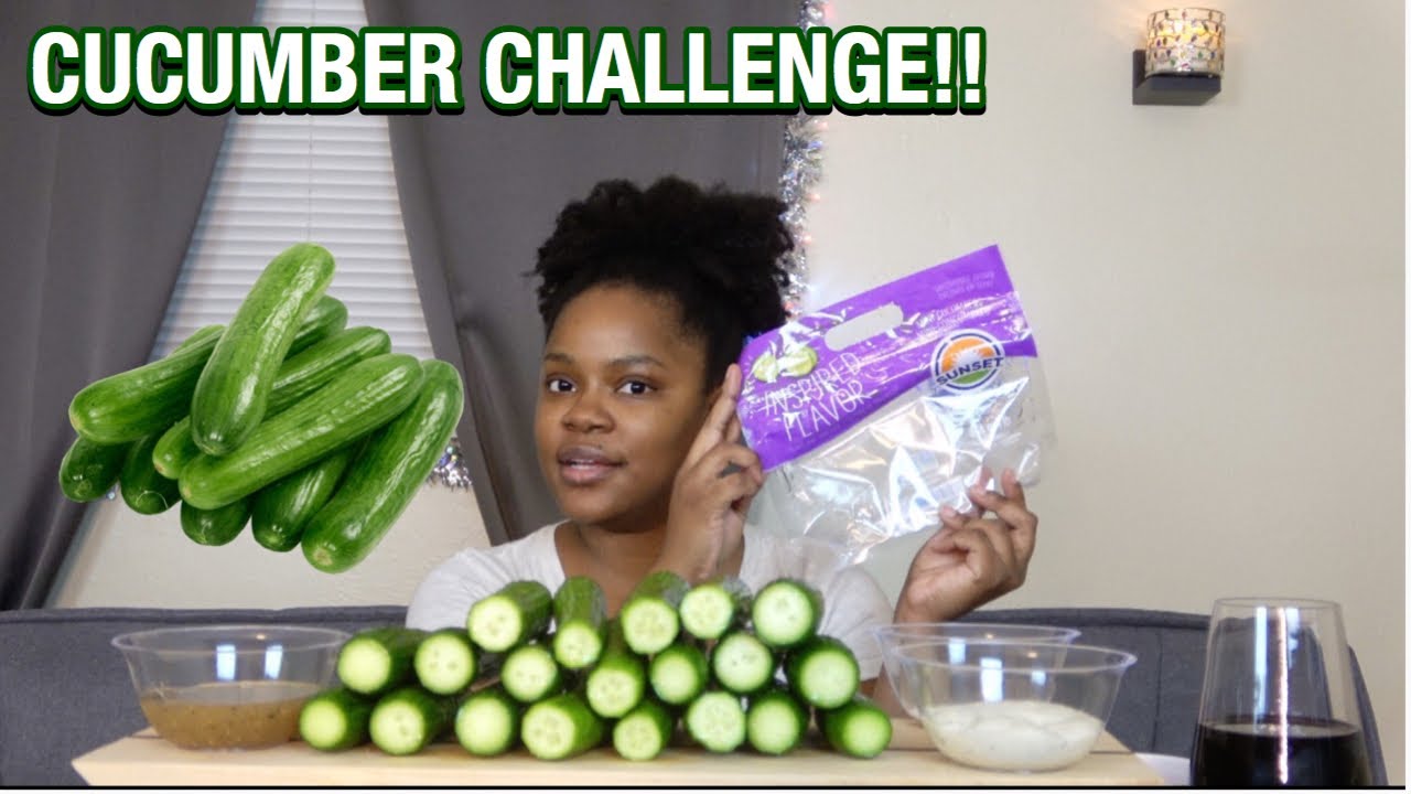 Cucumber Challenge Mukbang! Eating Show | LQLove - YouTube