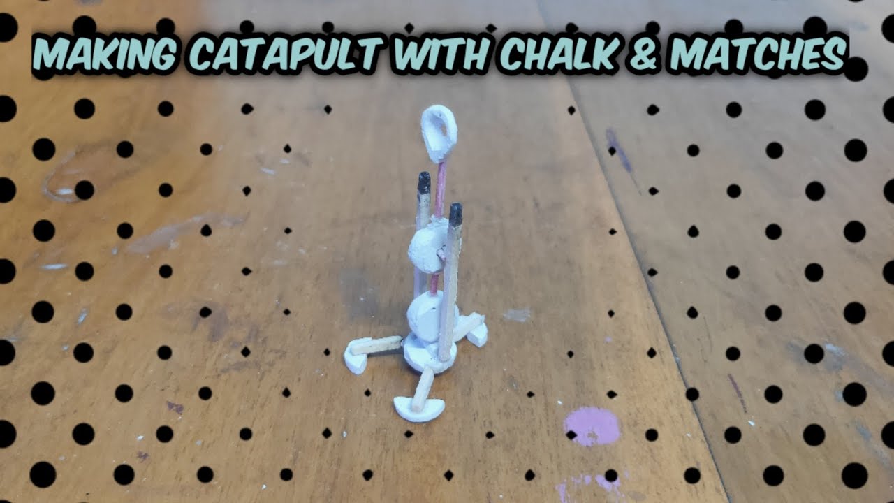 HOW TO MAKE MINI CATAPULT - YouTube
