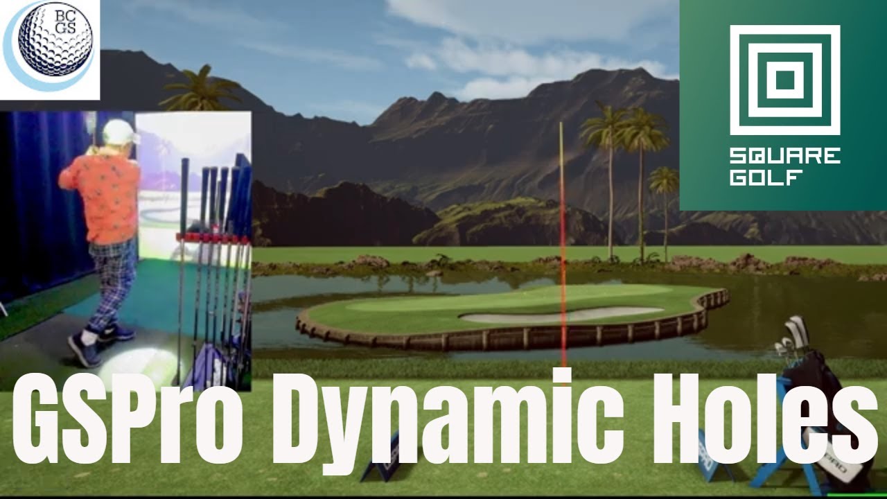 Intro to Square Golf and the GSPro Dynamic Holes | Great For Honing Distance - YouTube