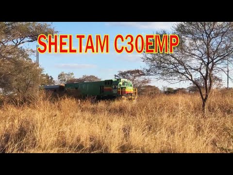 GE C30-EMP locomotives on hire from Sheltam - YouTube