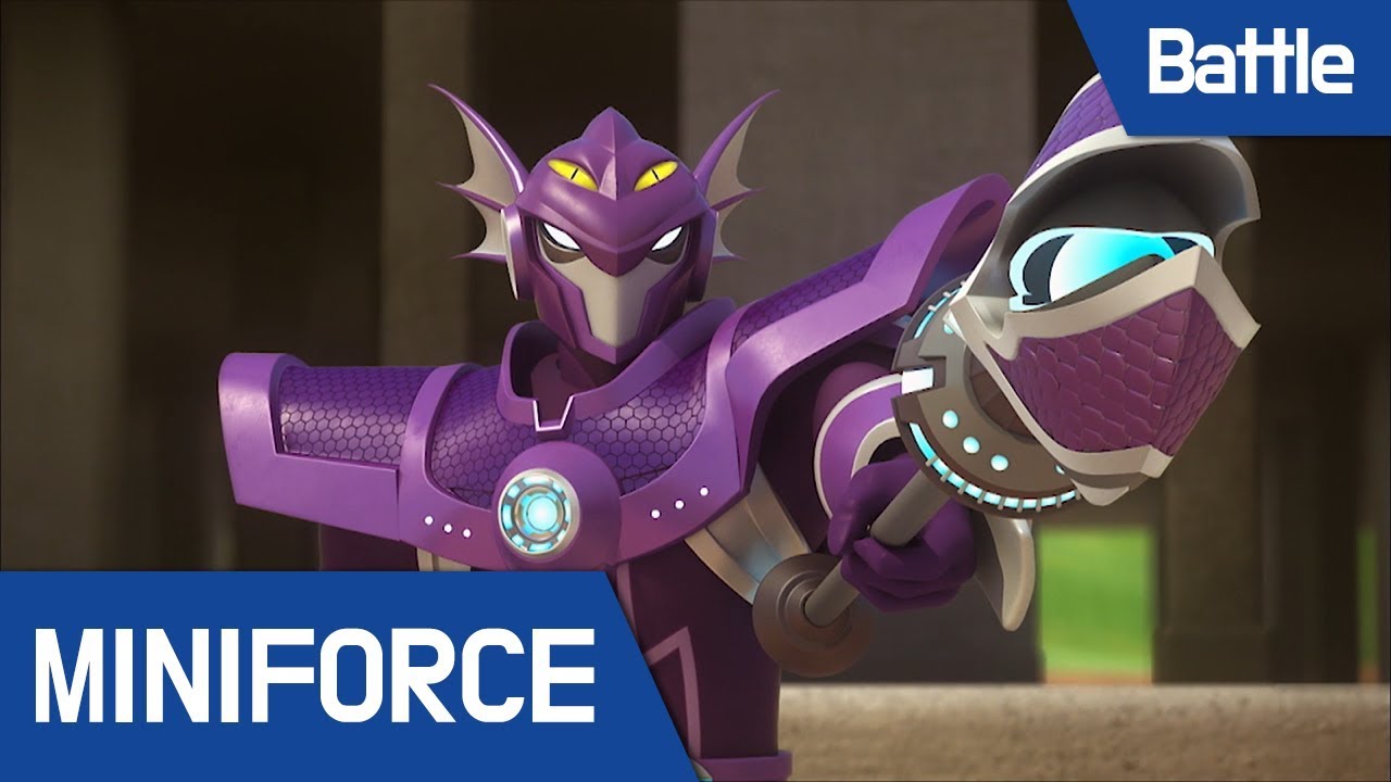 [MiniForce Battle Scene 10] MiniForce VS Mechamon - YouTube