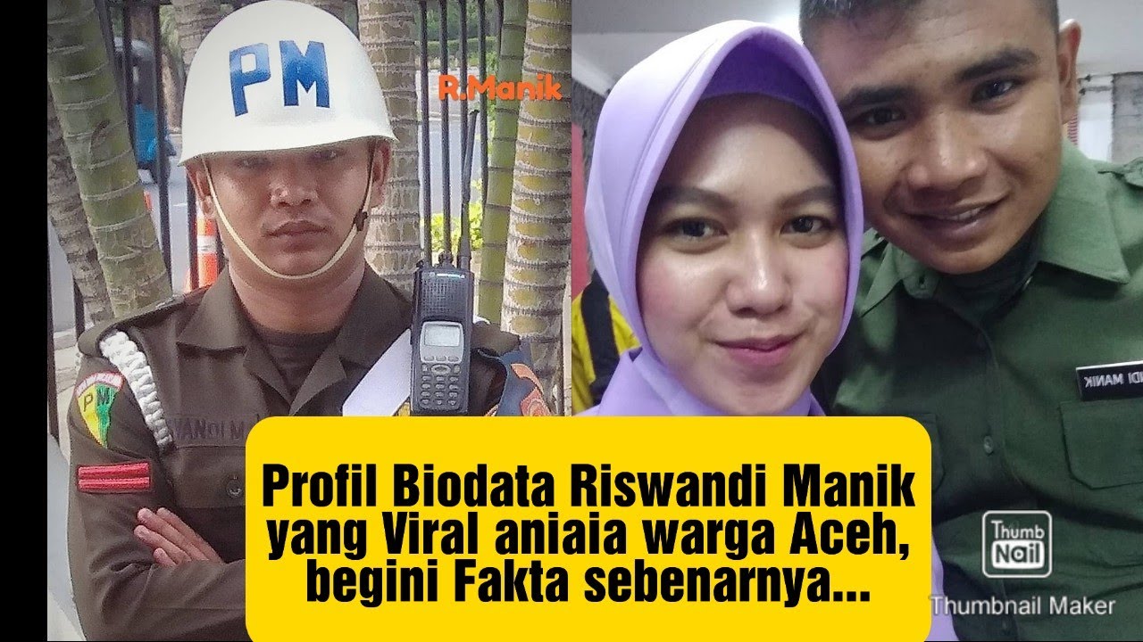 Profil biodata Riswandi manik Paspampres yang viral di Aceh, Begini ...