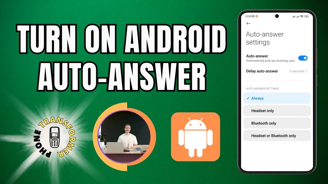 How to Turn on Auto-Answer in Android | Go Hands-Free! - YouTube