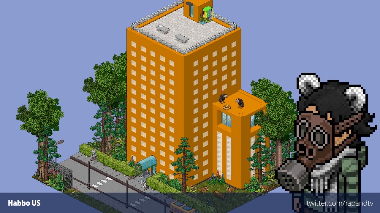 Habbo Speedbuild | Let's build Habbo, inside Habbo - YouTube