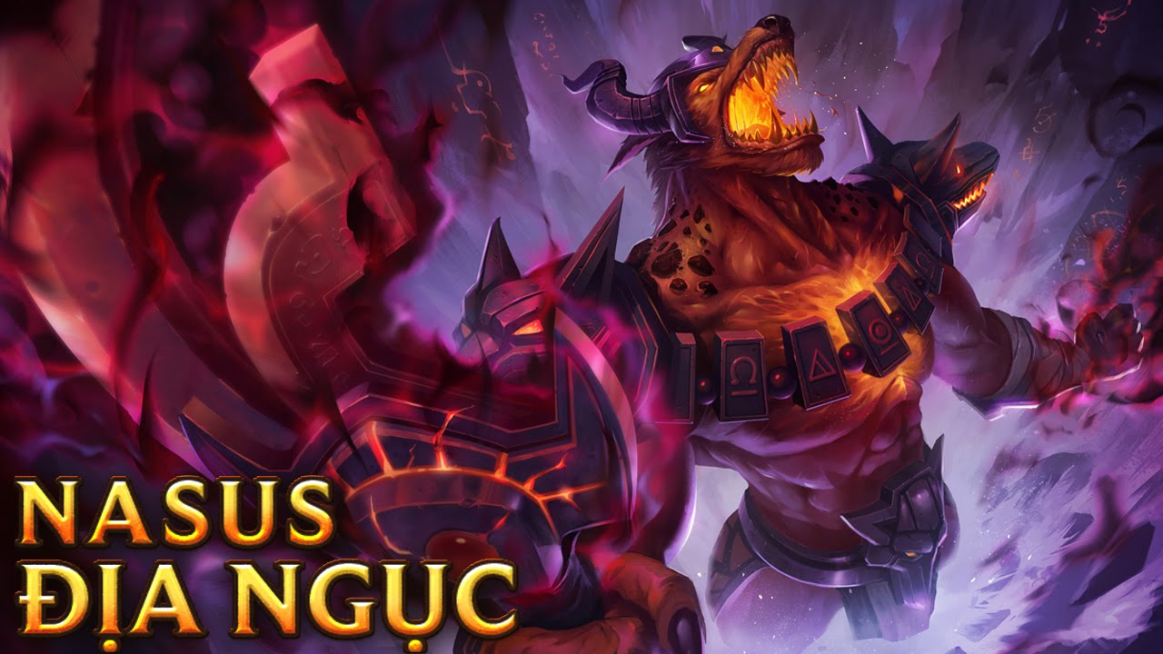 Nasus Địa Ngục - Infernal Nasus - Skins lol - YouTube