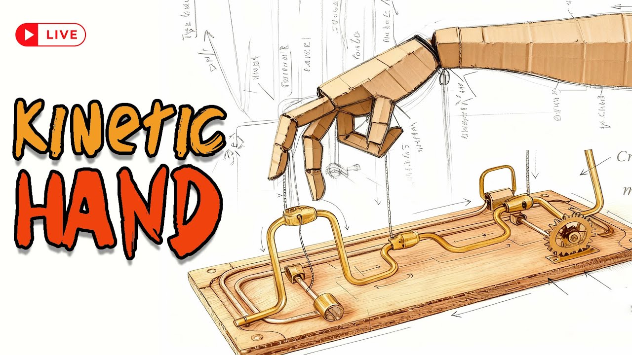 Building a Moving Hand: DIY Kinetic Sculpture 💪 - YouTube