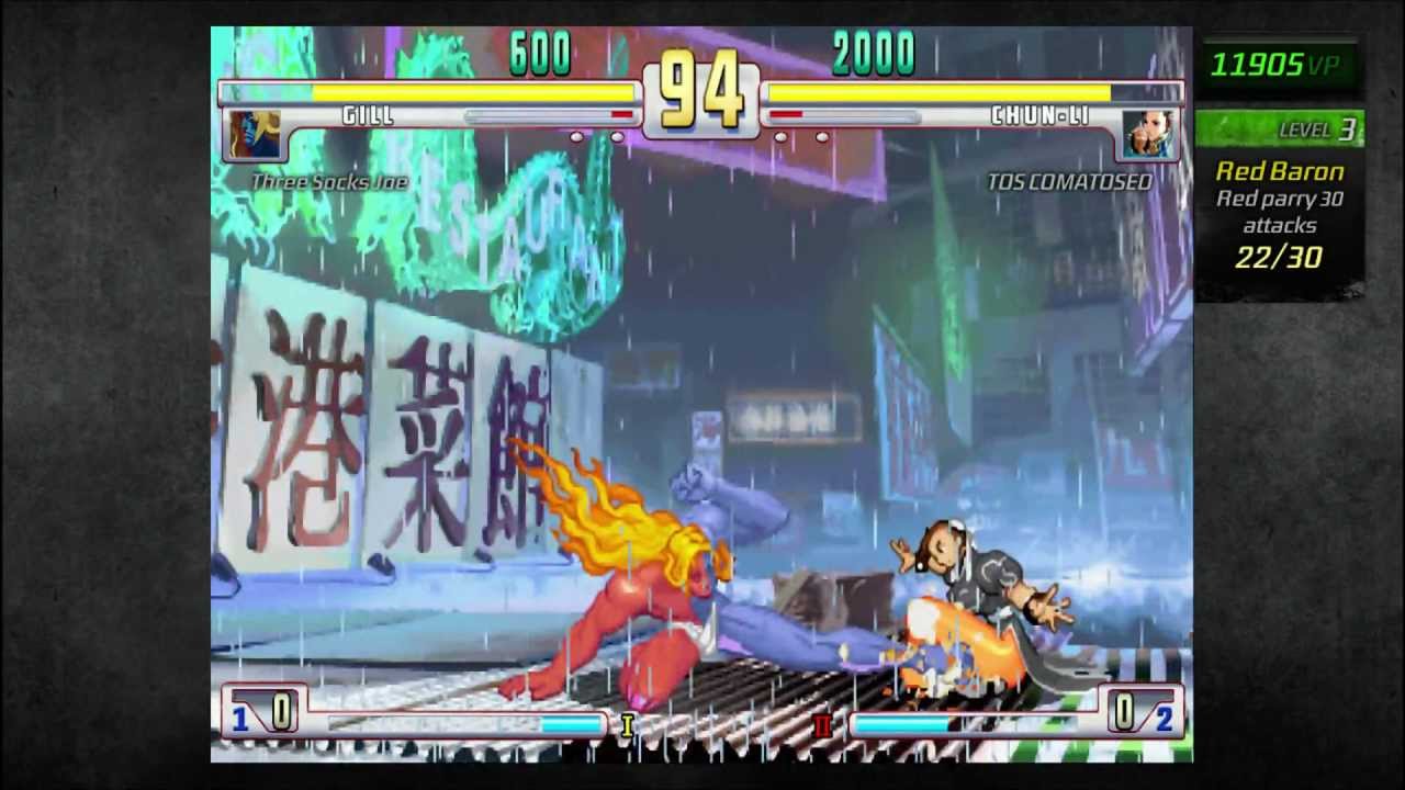 SF3: OE Gill (ThreeSocksJoe) VS Chun-li (Rudy) XBOX 360 S3SS - YouTube