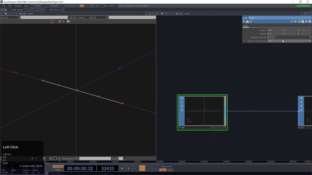 Line SOP in TouchDesigner - YouTube