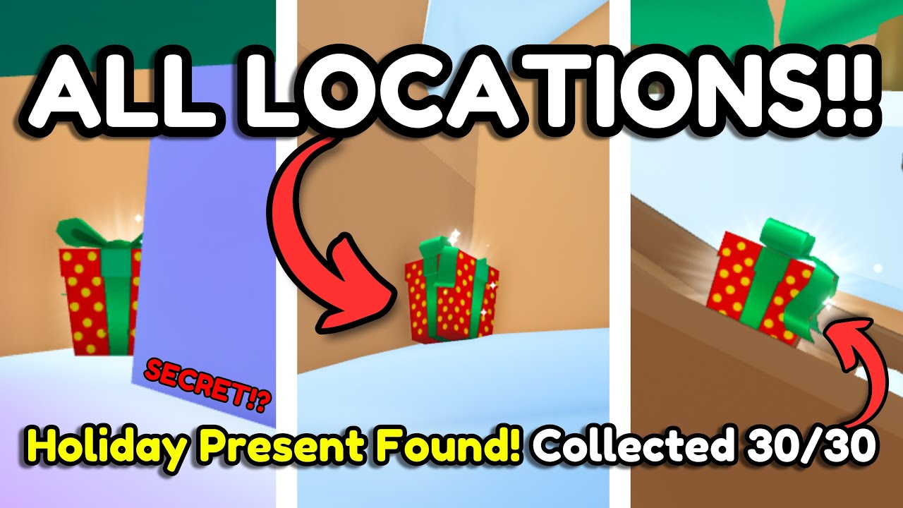 How To FIND ALL 30 PRESENT LOCATIONS in Pet Simulator 99! - YouTube
