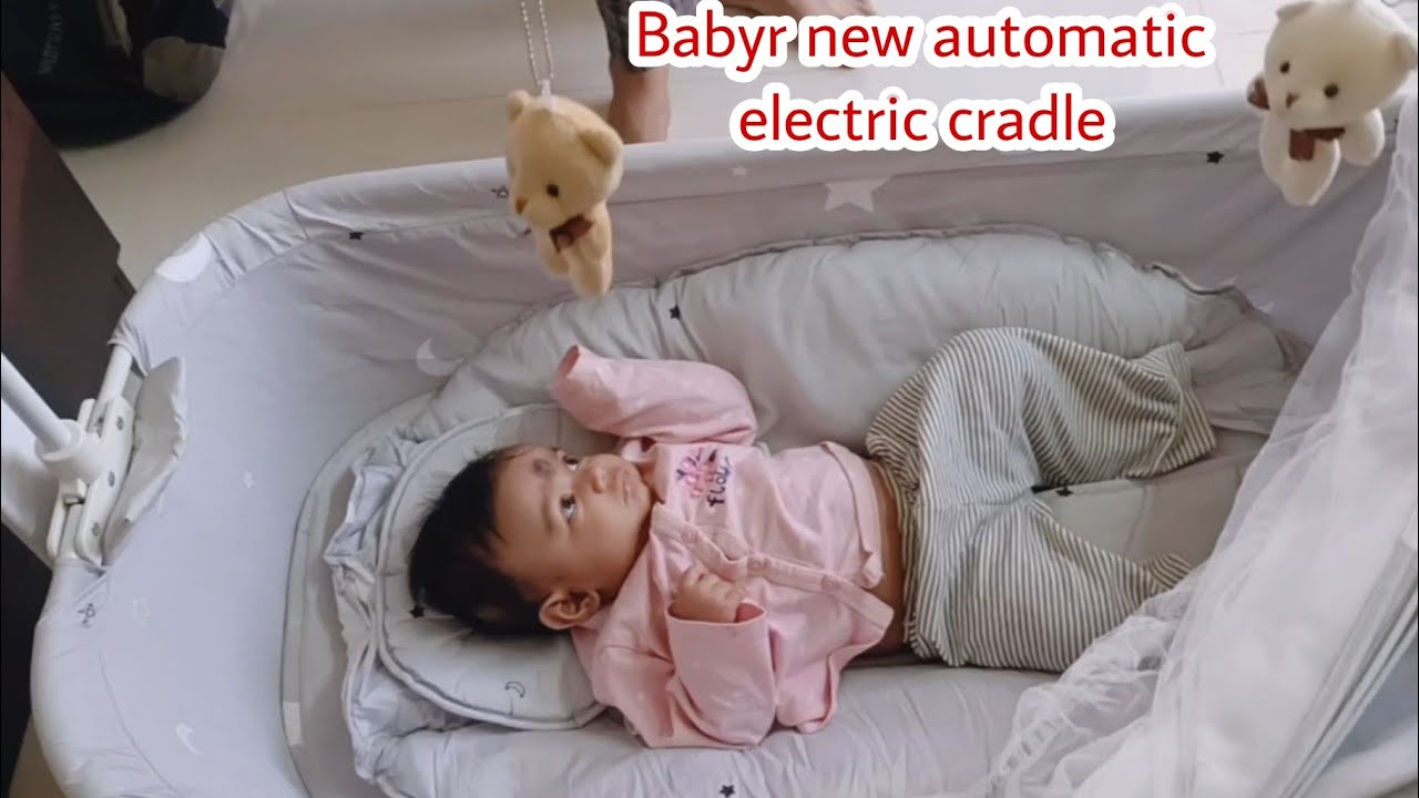 Babyr new automatic electric cradle😍 - YouTube