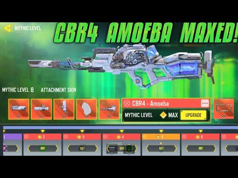MAXING OUT THE MYTHIC CBR4 AMOEBA! PAY TO WIN ATTACHMENTS & SPECIAL KILL EFFECT! | COD MOBILE ...