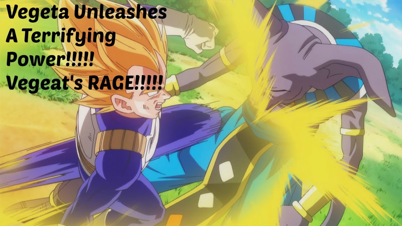 Vegeta's RAGE!!!!!!!!!!!! BULMA!!!!!!!!! Vegeta RAGE Vs Beerus - YouTube