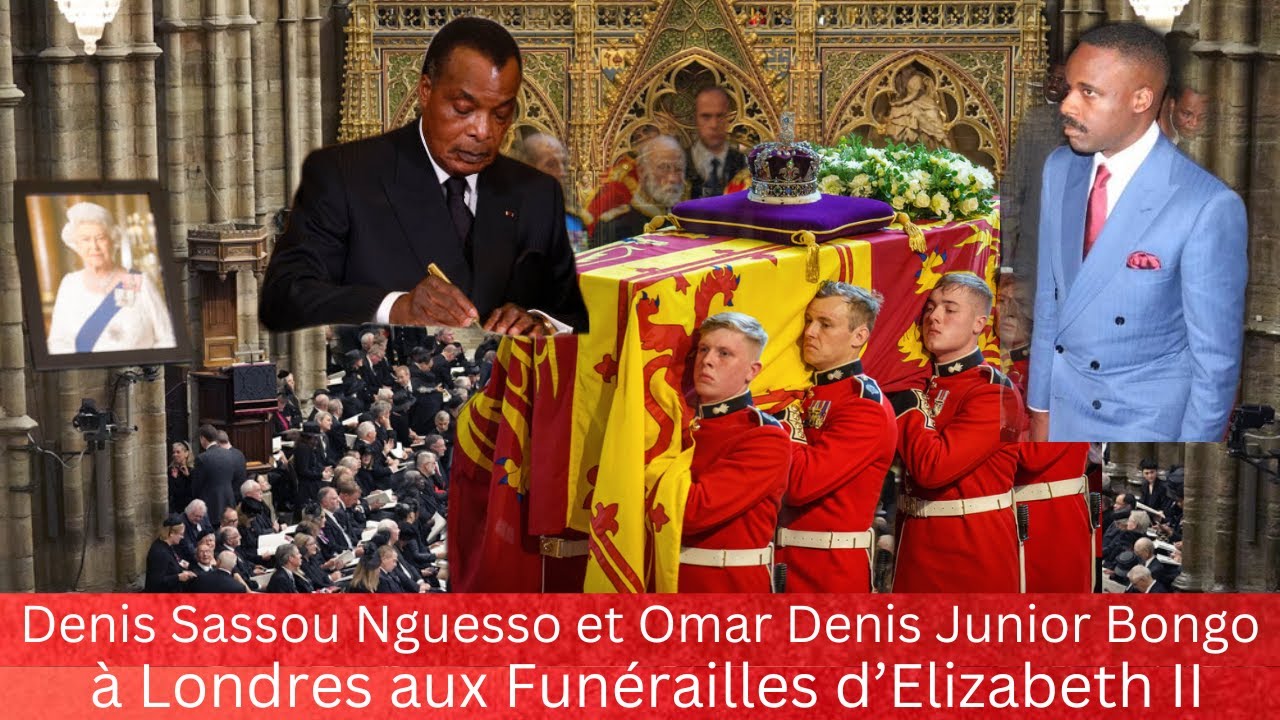 Denis Sassou Nguesso et petit fils Omar Denis Junior Bongo a londres ...
