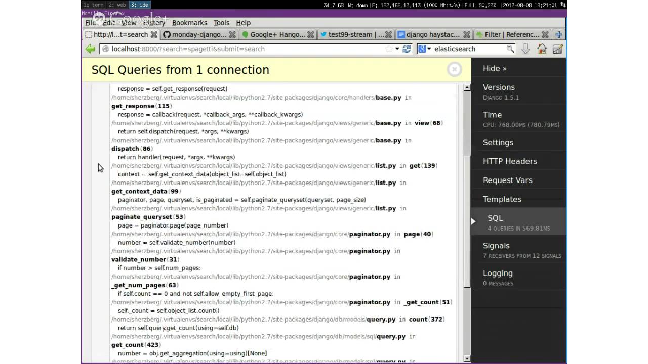 Pyowa August 2013 Django Haystack Youtube