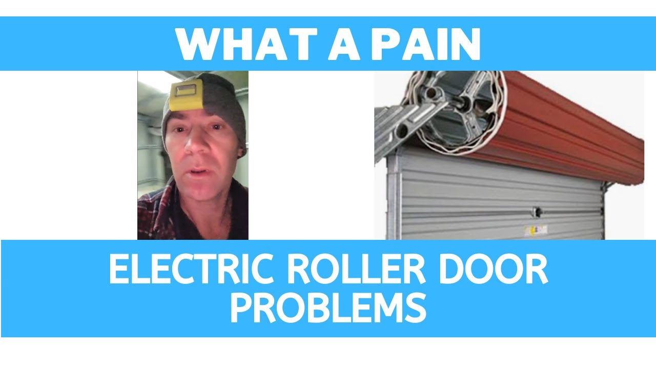Roller door plug problems. Suck a pain. - YouTube