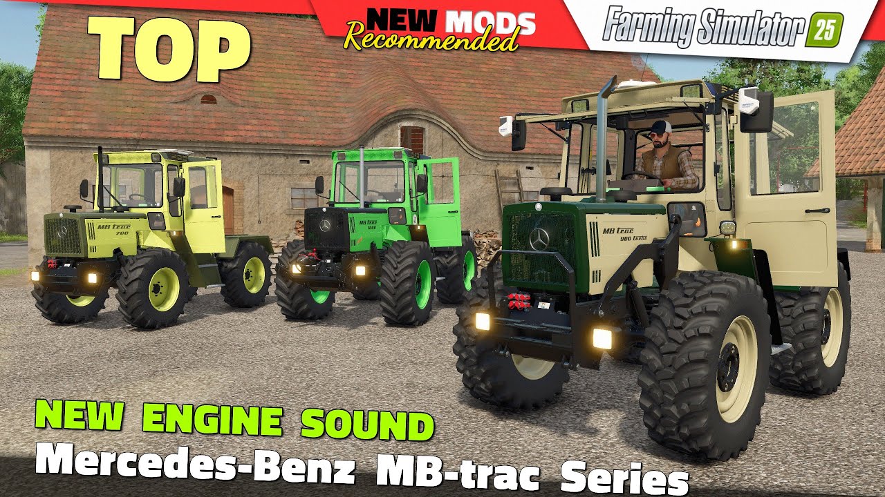 FS25 | Mercedes-Benz MB-trac Series (new sound) - Farming Simulator 25 ...
