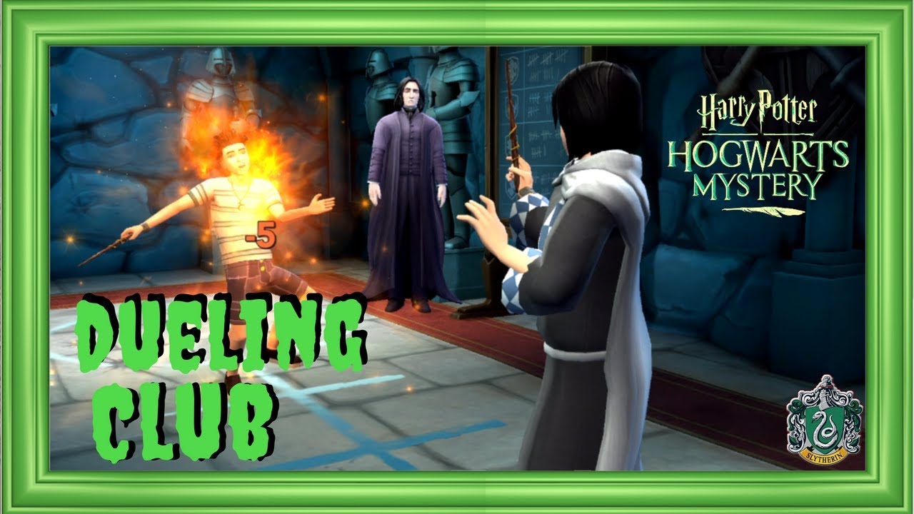 DUELLING CLUB! Harry Potter Hogwarts Mystery Gameplay | Slytherin House ...