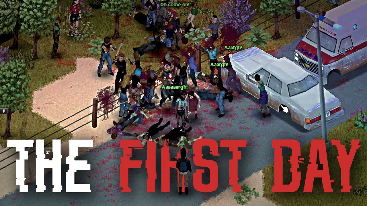Project Zomboid Day One and How (NOT) to Survive the Apocalypse - YouTube