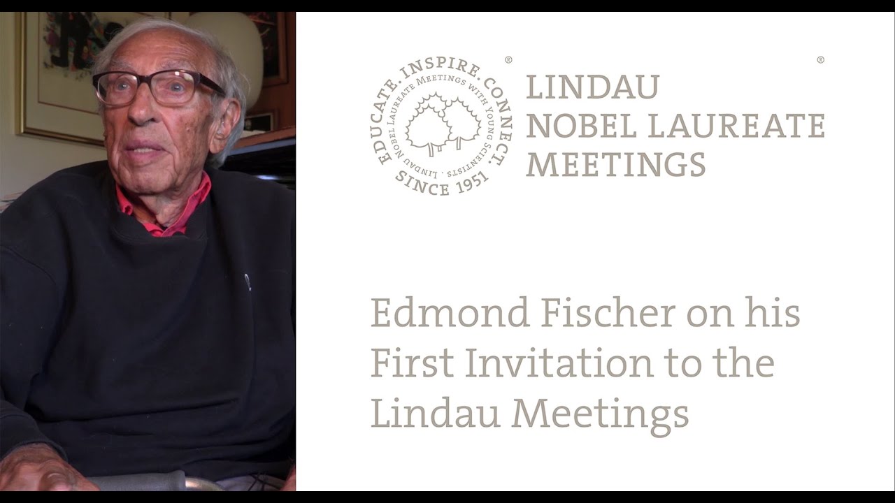Nobel Laureate Edmond Fischer on His First Invitation to Lindau - YouTube