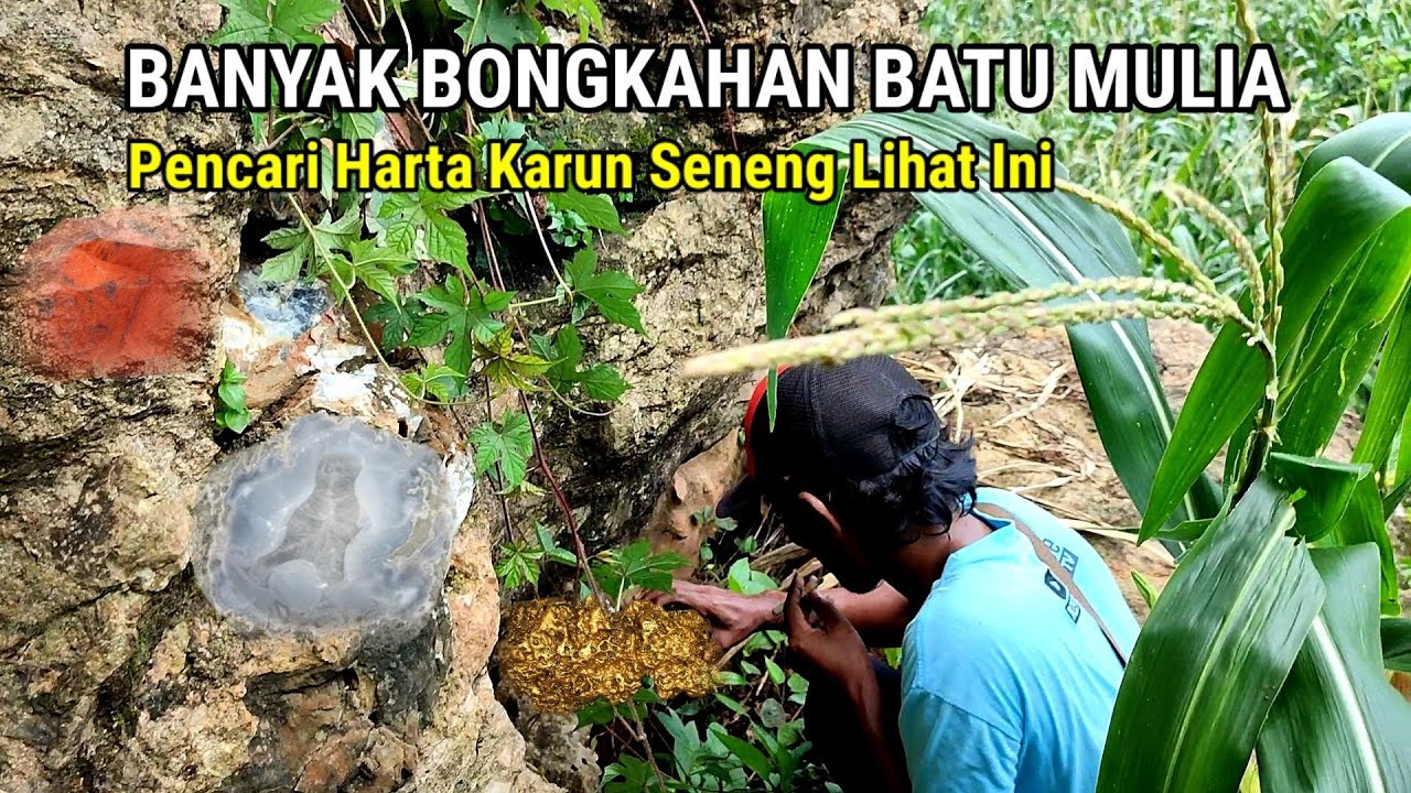 Penemuan Bongkahan Batu Mulia Di Pegunungan Jombang Jawa Timur - YouTube