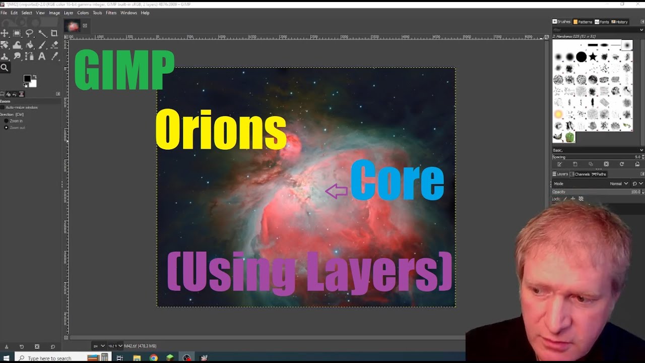 GIMP Orion's Core! (With Layers) - YouTube