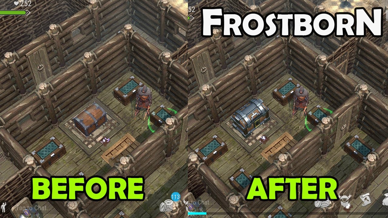 How to upgrade chest in FROSTBORN - upgrade Big Chest to Massive Chest ...