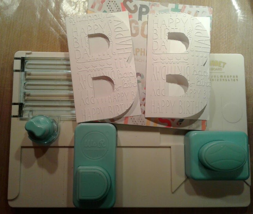 Tutorial: Make Alphabet Cards Using the We R Memory Keepers Alphabet ...