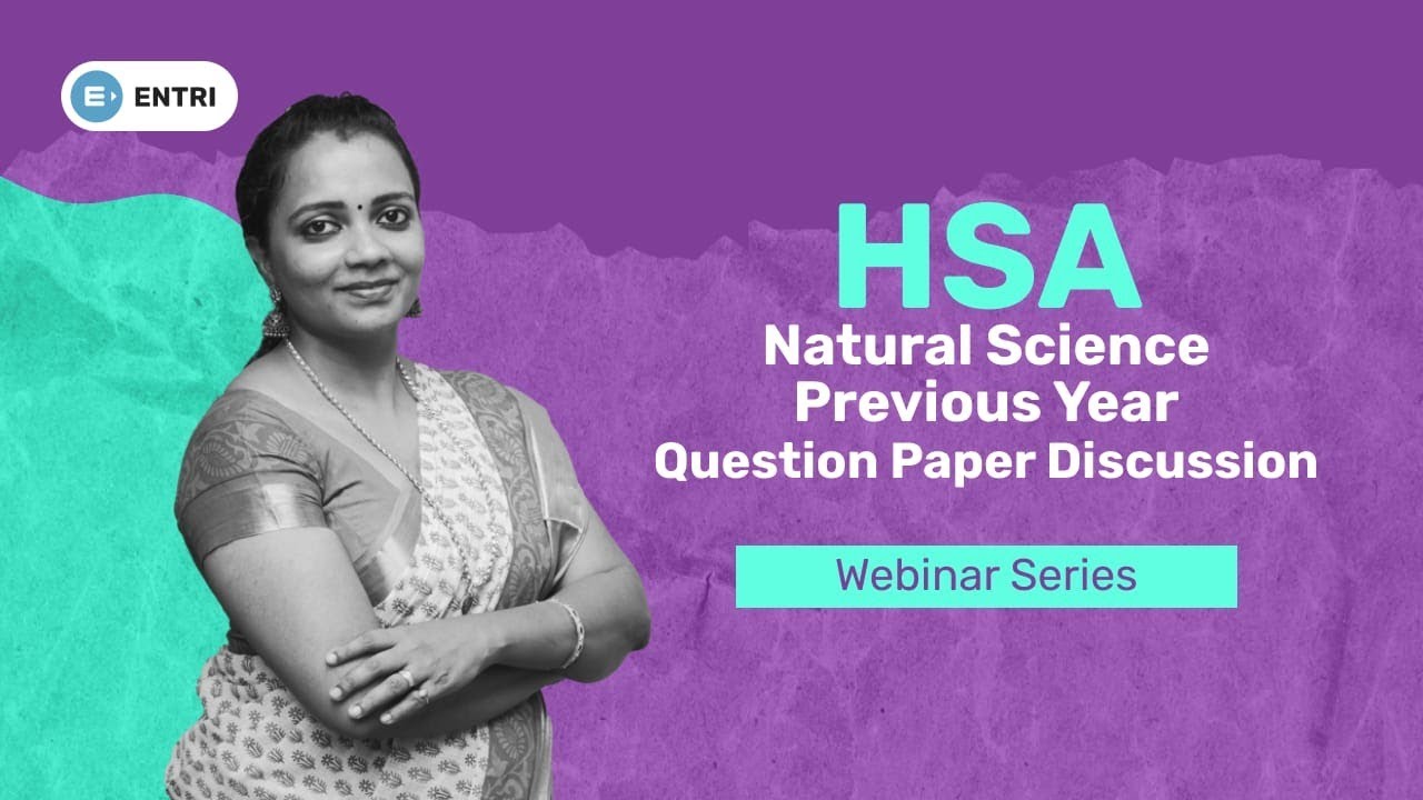 HSA Natural Science Previous Year Question Paper Discussion Webinar ...