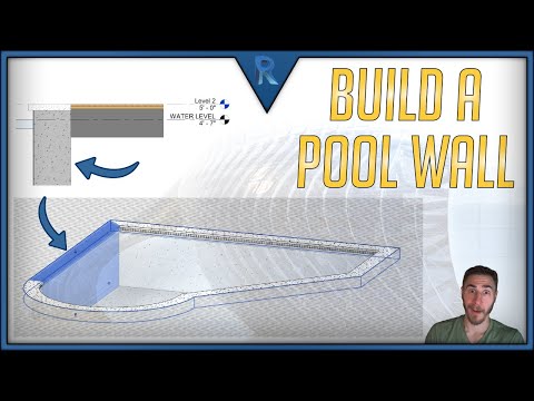 How to Build a Pool Wall | Revit - YouTube
