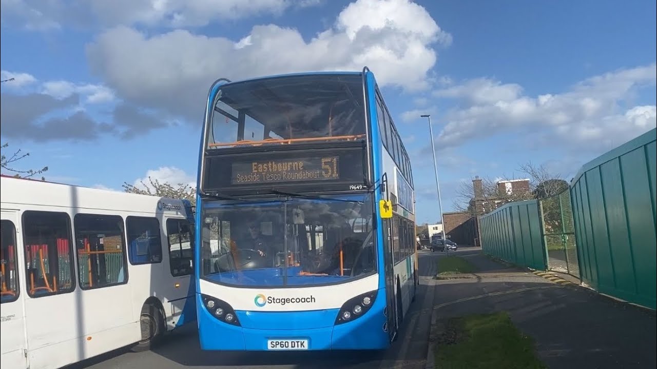 Onboard Stagecoach Bus 19649 - ADL Enviro400 - Route 51 - (SP60 DTK ...