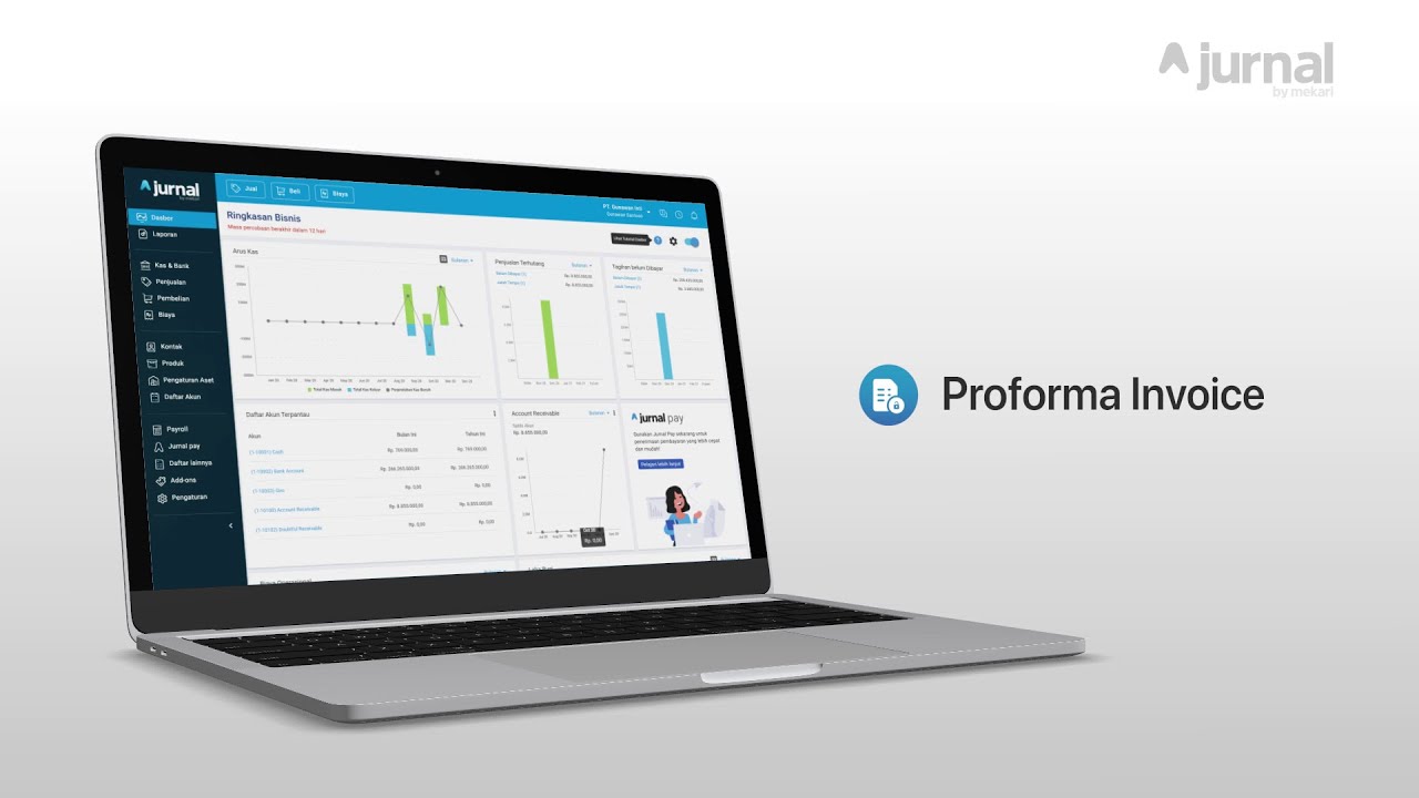 Jurnal Enterprise+ | Proforma Invoice - YouTube