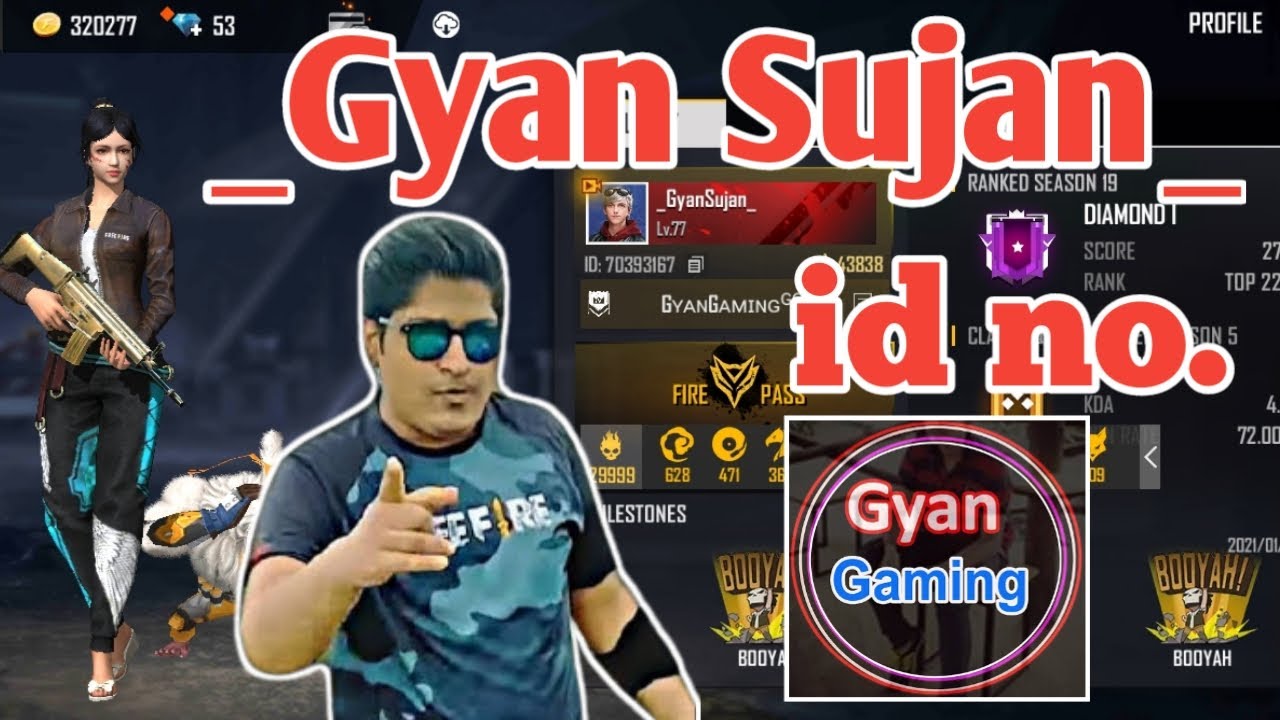 Gyan gaming id | Gyan gaming uid | Gyansujan id | - YouTube