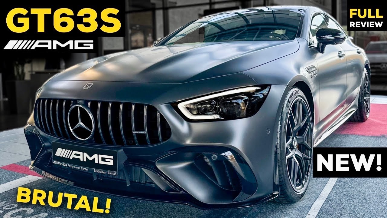 2023 Mercedes AMG GT 63 S 4 Door NEW FACELIFT BRUTAL Sound V8 FULL In-Depth Review Exterior ...