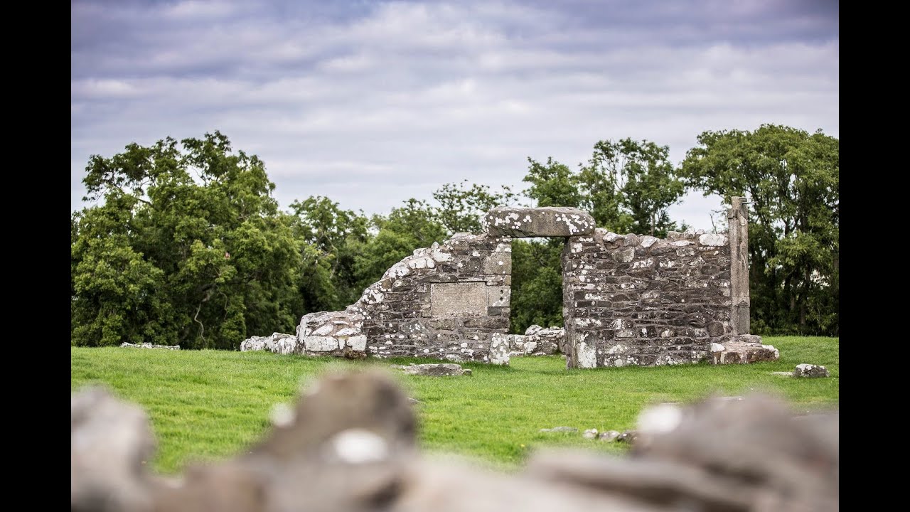 The oldest Monastery in Europe on a windy day. The Nendrum ...