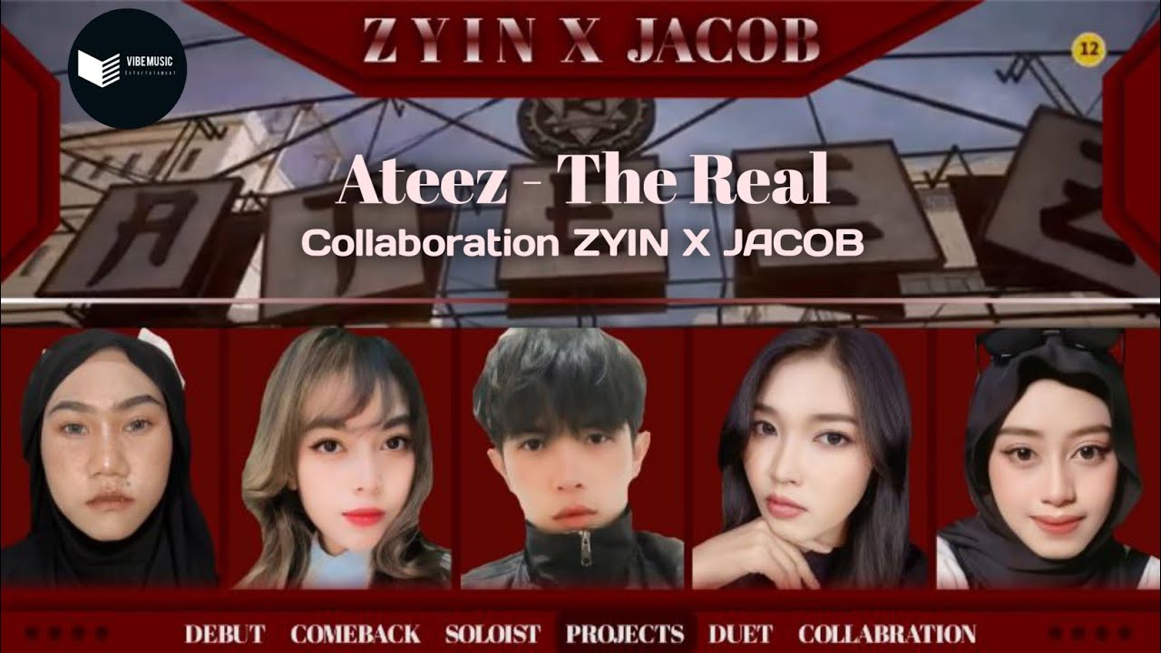 [COMEBACK] ATEEZ - THE REAL COVER BY ZYIN X JACOB Vibe music Ent @ateez ...