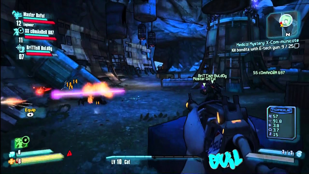 Borderlands 2, E-Tech Guns Preview. - YouTube