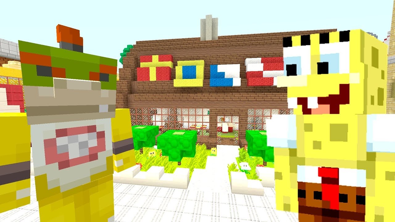 KRUSTY KRAB! | Nintendo Fun House | Minecraft Switch [262] - YouTube