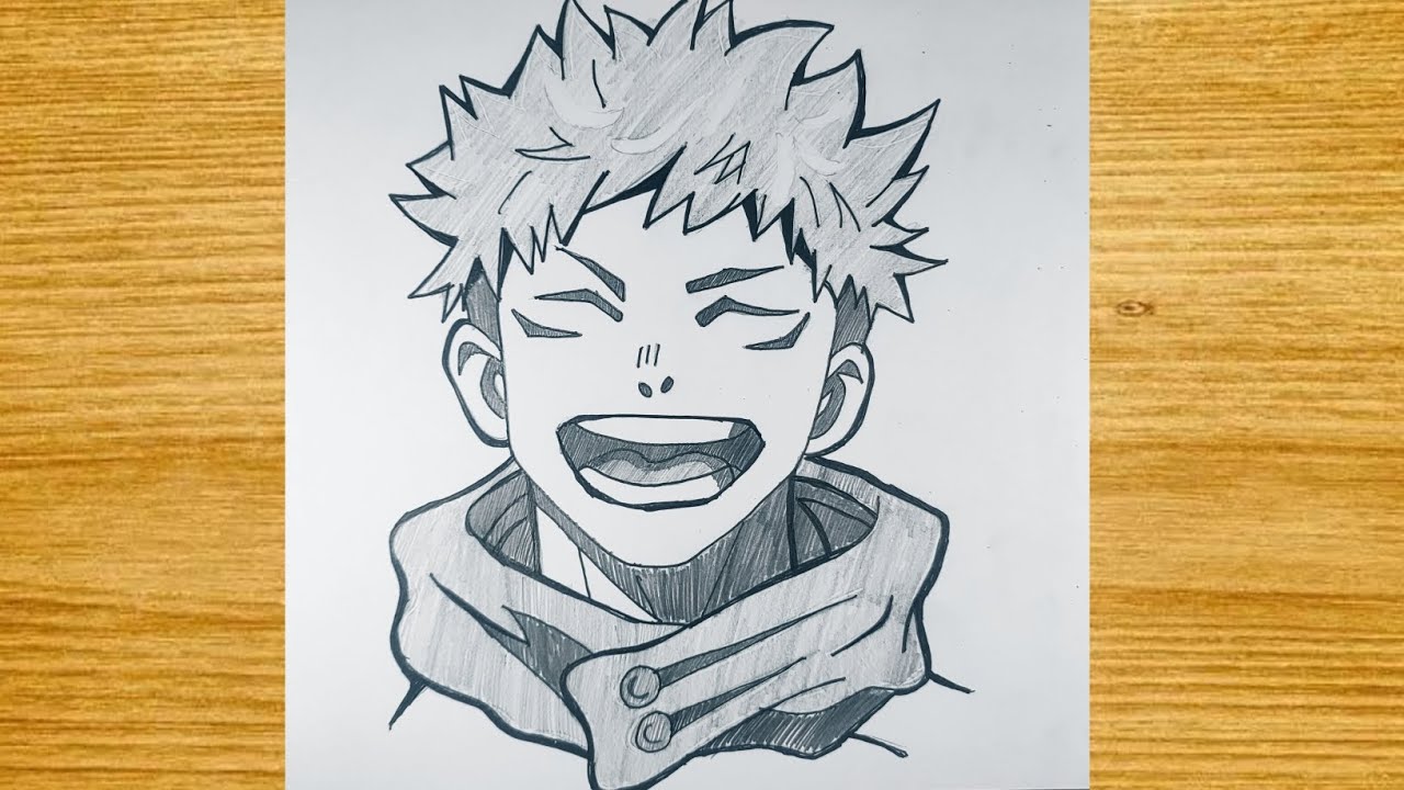 HOW TO DRAW YUJI ITADORI | FROM JUJUTSU KAISEN - YouTube