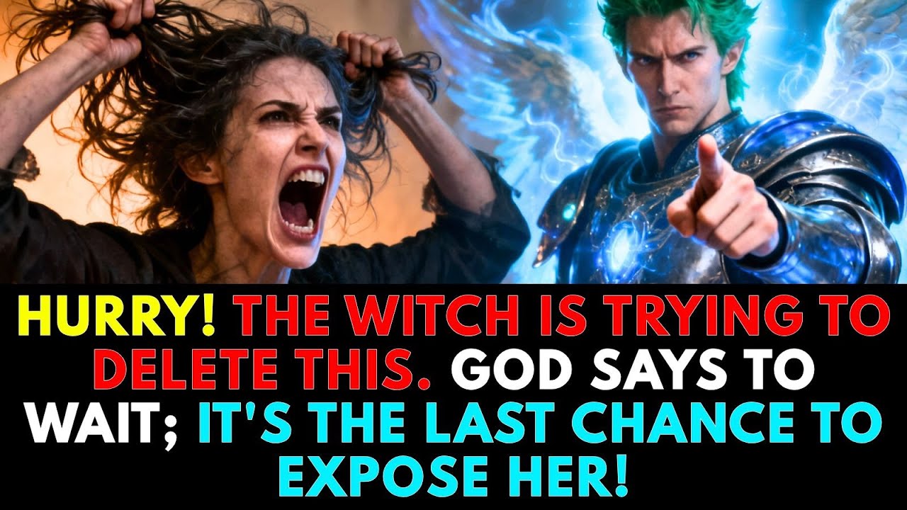God says witch identity has been revealed and it's your last chance to ...