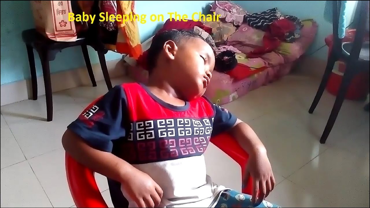 Awesome Funny Moment Baby Sleeping on his chair. - YouTube
